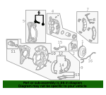 2020-2022 GM Front Brake Caliper Guide Pin 13520193 | GMPartsDirect.com