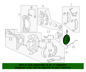 13529522 - Coated Rear Disc Brake Rotor 2020-2023 GM | AutoNationParts.com