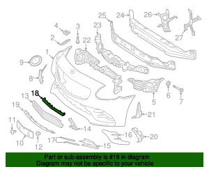 172-885-39-00 - Trim Bar 2017-2020 Mercedes-Benz | Mercedes-Benz USA Parts