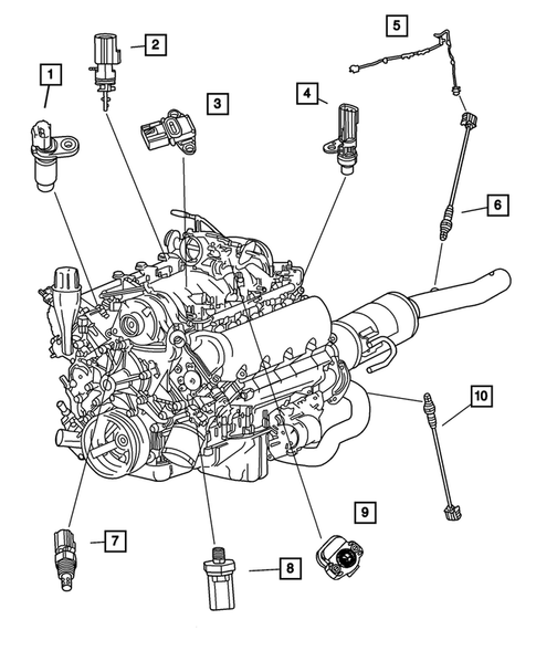 Sensors for 2001 Dodge Dakota | My Mopar Parts