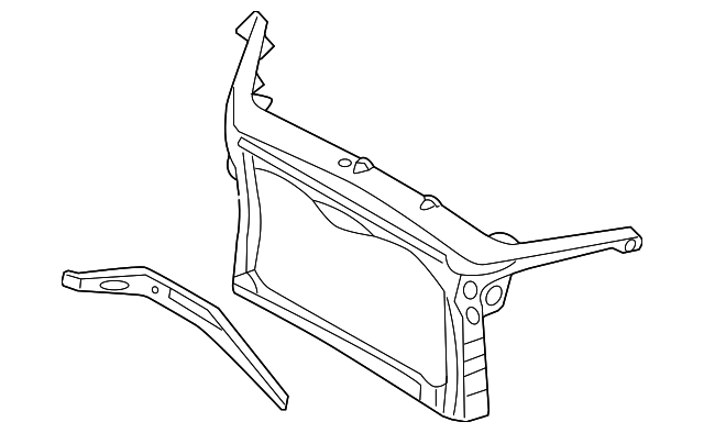 2010-2012 Ford Radiator Support Panel AE5Z-16138-B | Blue Springs Ford ...