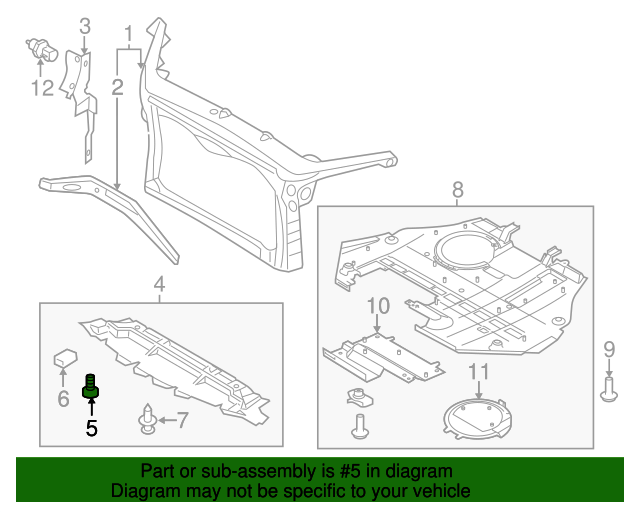 2005-2022 Ford Extension Panel Screw -W709976-S900 | TascaParts.com