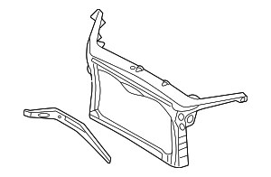 2010-2012 Ford Radiator Support Panel AE5Z-16138-B | OEM Parts Online