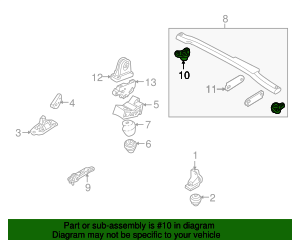 8666204 - Torque Rod Bracket 2001-2011 Volvo | AutoNationParts.com