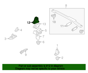 2009 Volvo S60 Upper Mount 8649597 | TascaParts.com
