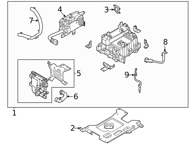 Genuine Hose & Tube Assembly for 2020-2024 Hyundai | Part# 46193-3D000 ...