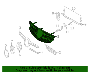 253-888-44-00 - Grille 2020-2022 Mercedes-Benz | AutoNationParts.com