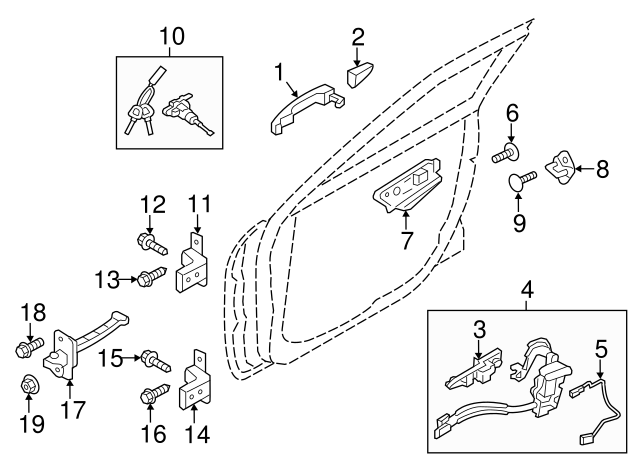 Genuine OEM Cover Part# 82662-2V020 Fits 2012-2017 Hyundai Veloster: Up ...