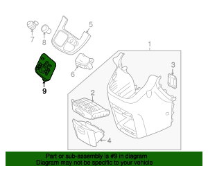 2007-2008 Hyundai Entourage Shift Indicator 46750-4D100 | QuirkParts