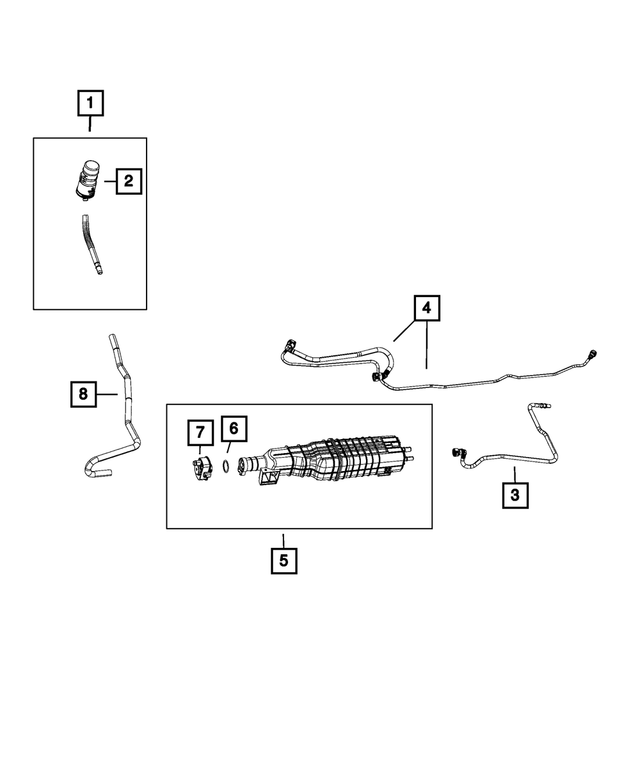 2018-2021 Ram Fuel Line Bundle 52030442AA | My Mopar Parts