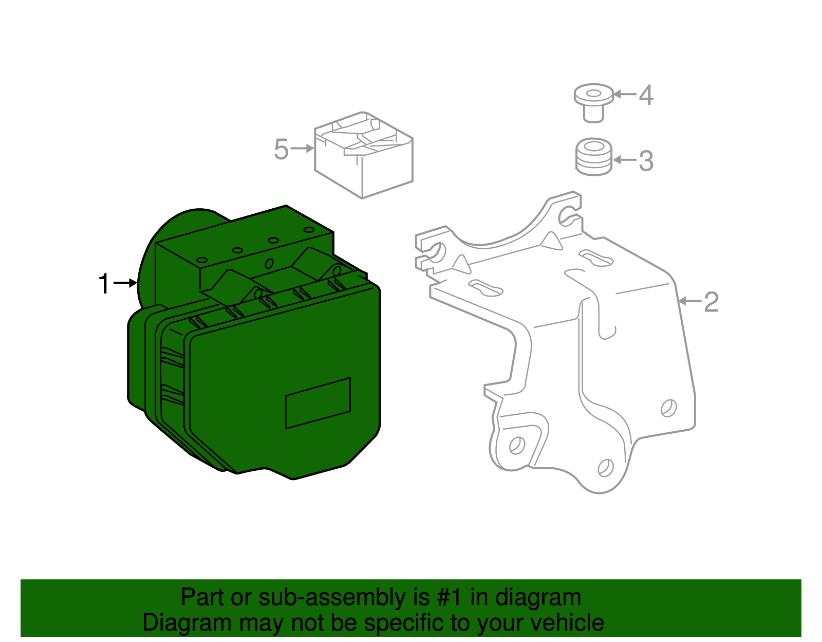 44050-42422 - 2014-2015 Toyota RAV4 - Actuator Assembly | Sparks Parts