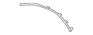 290-885-50-01 - Upper Molding 2019-2021 Mercedes-Benz | Mercedes-Benz ...
