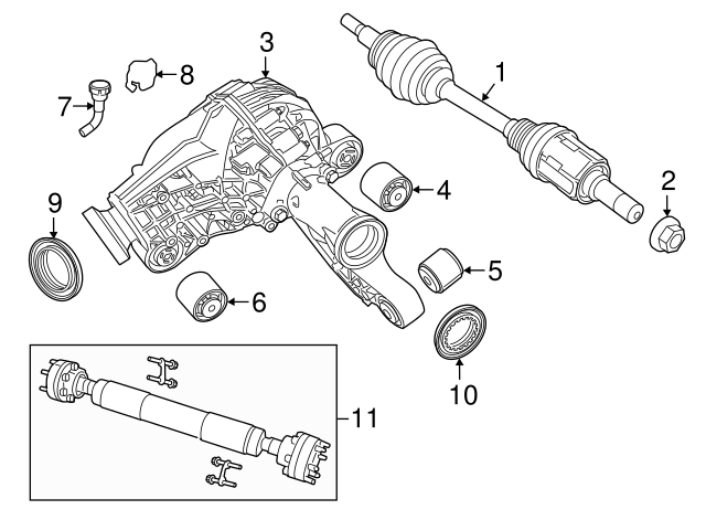 2011-2020 Mopar Different 68352175AA | TascaParts.com