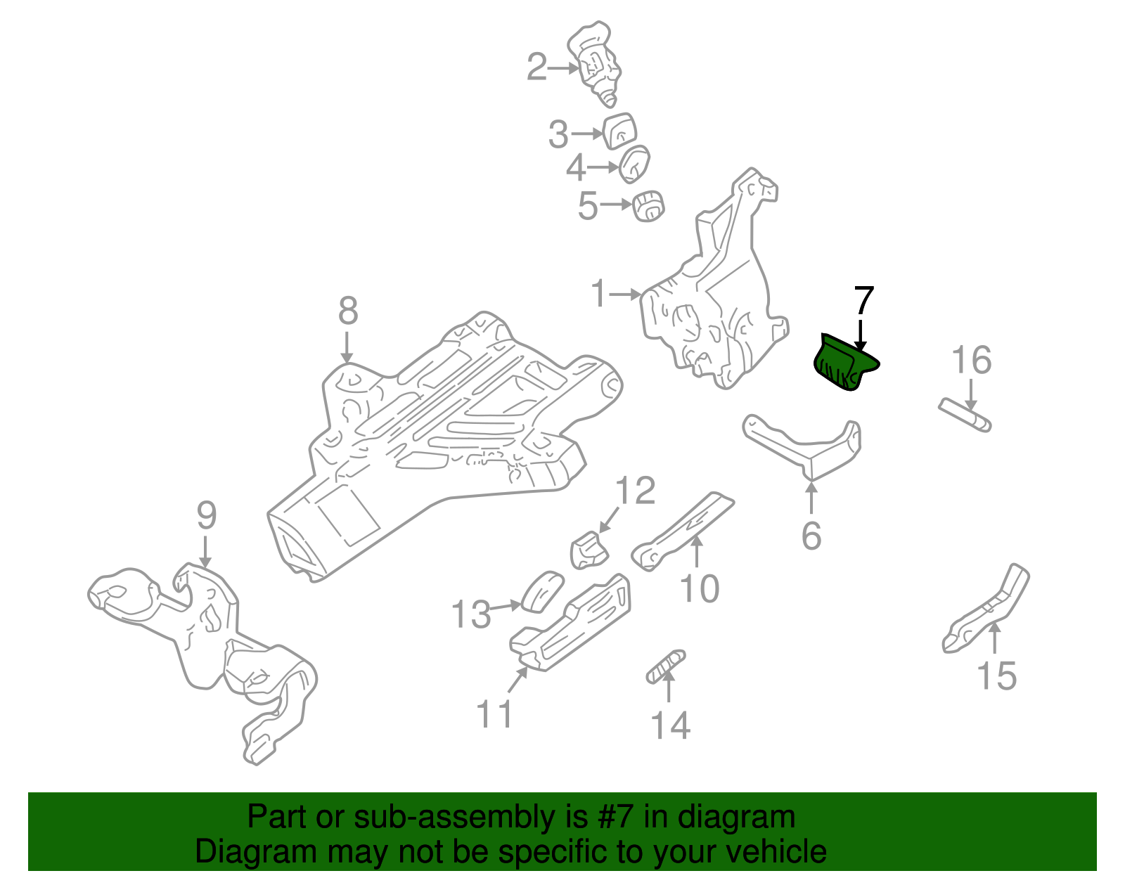 1995-2025 Ford | Lock Cam | F57Z-3E695-A | Walls' Ford Parts