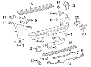 2016-2021 Lexus LX570 Lower Cover 52169-60220-C0 | OEM Parts Online