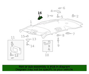 LB5Z-13776-AJ - Reading Lmp Assembly 2020-2023 Ford | AutoNationParts.com