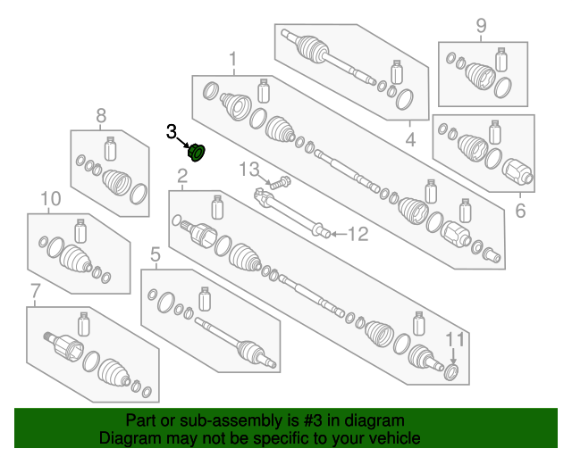 49551-3X000 - Axle Nut 1994-2024 Kia | Kia.Parts Store