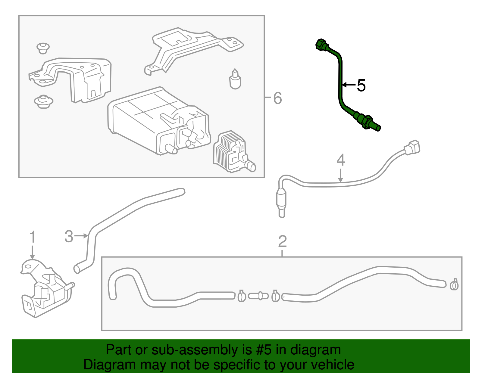 2015-2018 Toyota Oxygen Sensor 89465-06330 | Toyota Parts Center