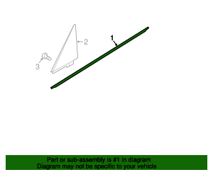 2017-2020 Infiniti Q60 Belt Molding 80821-5CA0A | Infiniti OEM Parts Online