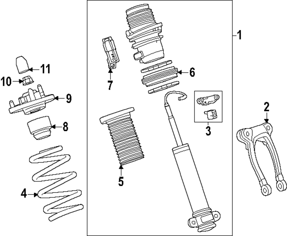 2024-2025 Chevrolet Corvette Front Hydraulic Suspension Actuator ...