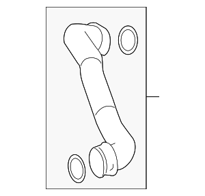 212-501-13-82 - Upper Hose 2010-2011 Mercedes-Benz E 350 | Mercedes ...