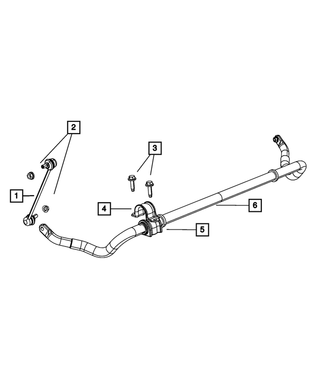 2007-2017 Mopar Stabilizer Bar Link Kit 5174185AC | Mopar eStore