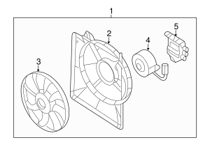 2007-2008 Hyundai Entourage Engine Cooling Fan Controller 25385-4D900 ...