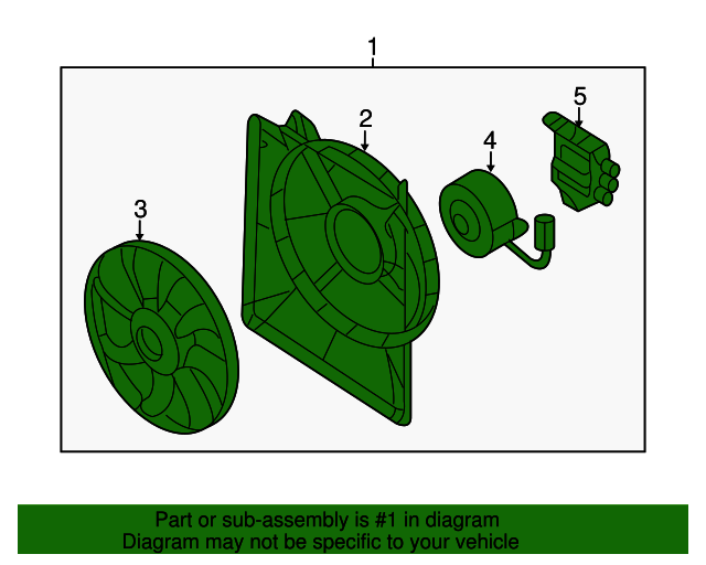 2007-2008 Hyundai Entourage Fan Module 25380-4D900 | OEM Parts Online