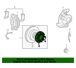 2003-2005 Ford Wheel Bearing And Hub Assembly 3C3Z-1104-A | TascaParts.com