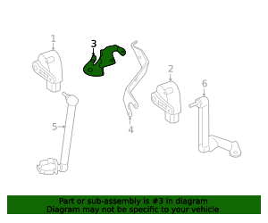 Genuine BMW 37-14-6-878-573 | Level Sensor Mount Bracket | FREE ...