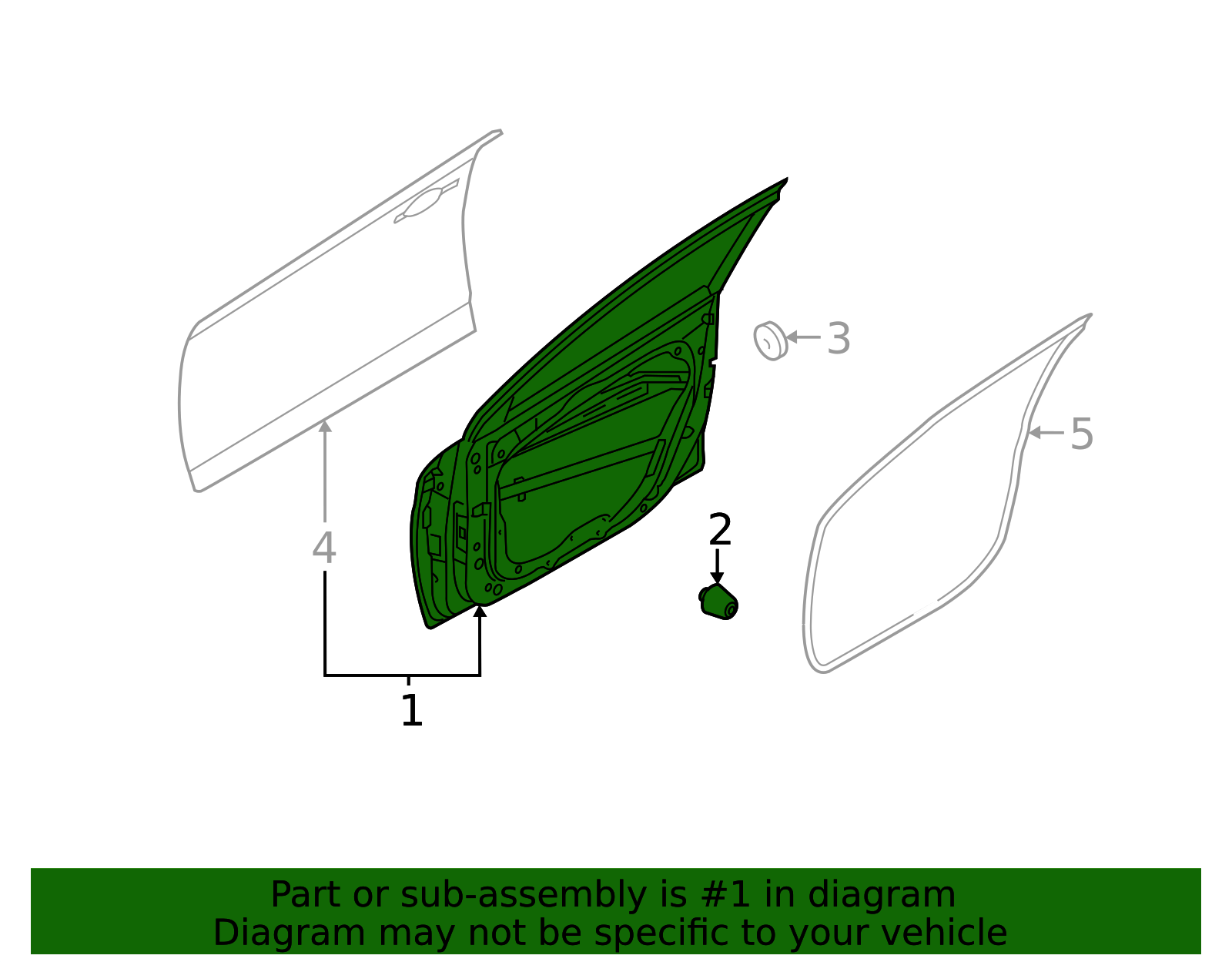 2023-2025 Hyundai Door Shell 76004-AA500 | OEM Parts Online