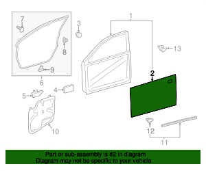 Toyota OEM Outer Panel Part# 67112-07020 | OEM Vehicle Parts