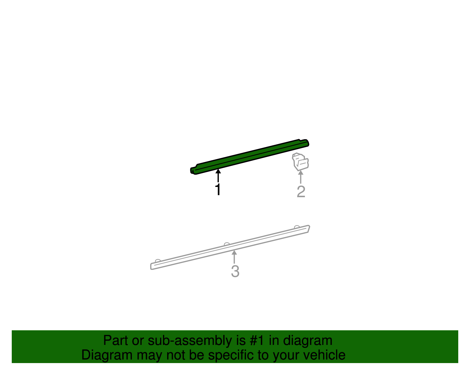 75720-33080 - Belt Molding 2002-2006 Toyota Camry | Longo Toyota Parts