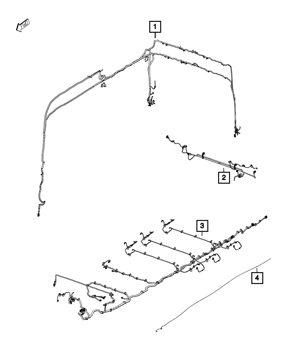 2021 Ram Body Left Wiring 68494600AB | Mopar eStore