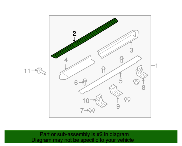 2007-2017 Ford Expedition Step Pad 7L1Z-16490-AA | Varsity Ford