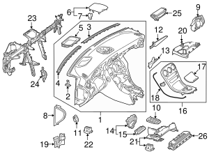 2022-2023 Mercedes-Benz C 300 Dashboard Panel 206-680-81-05-9051 ...