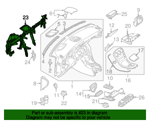 2017-2023 Mercedes-Benz Reinforced Beam 205-680-05-55 | MB OEM Parts