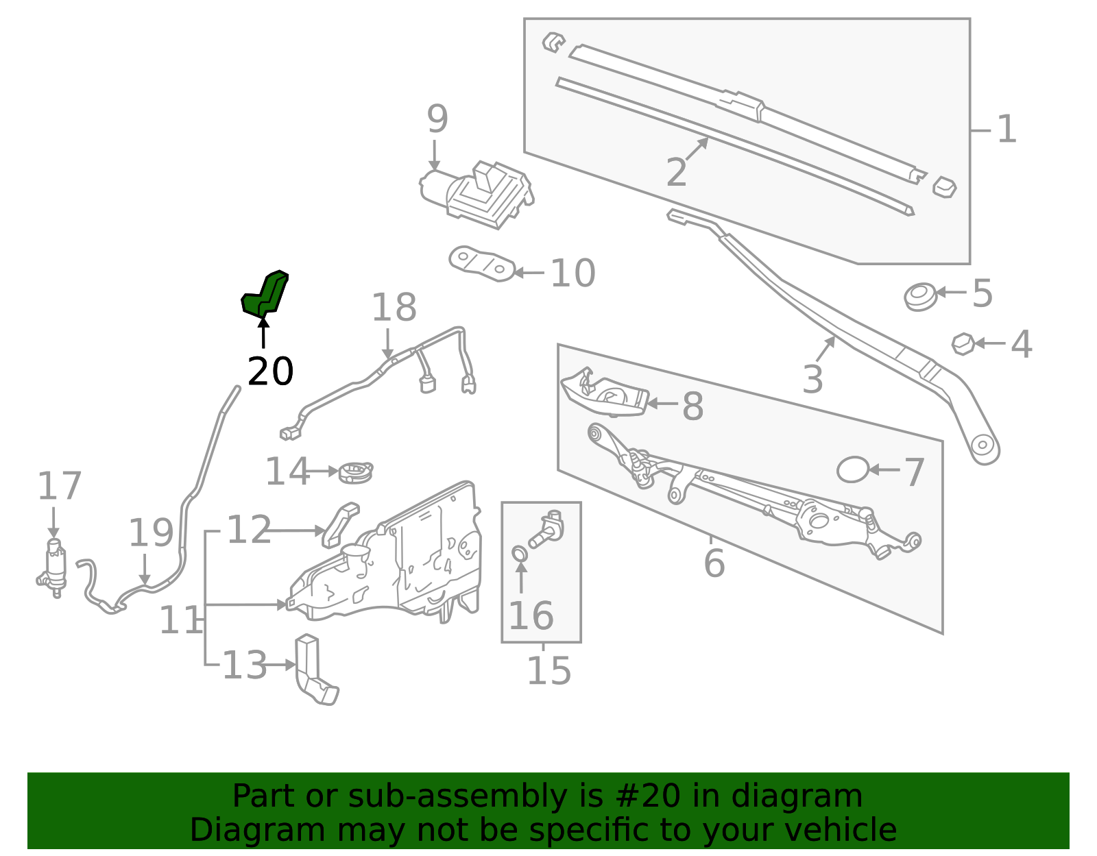 76810-TYA-A11 - Washer Nozzle 2022-2025 Acura MDX | AutoNation Parts