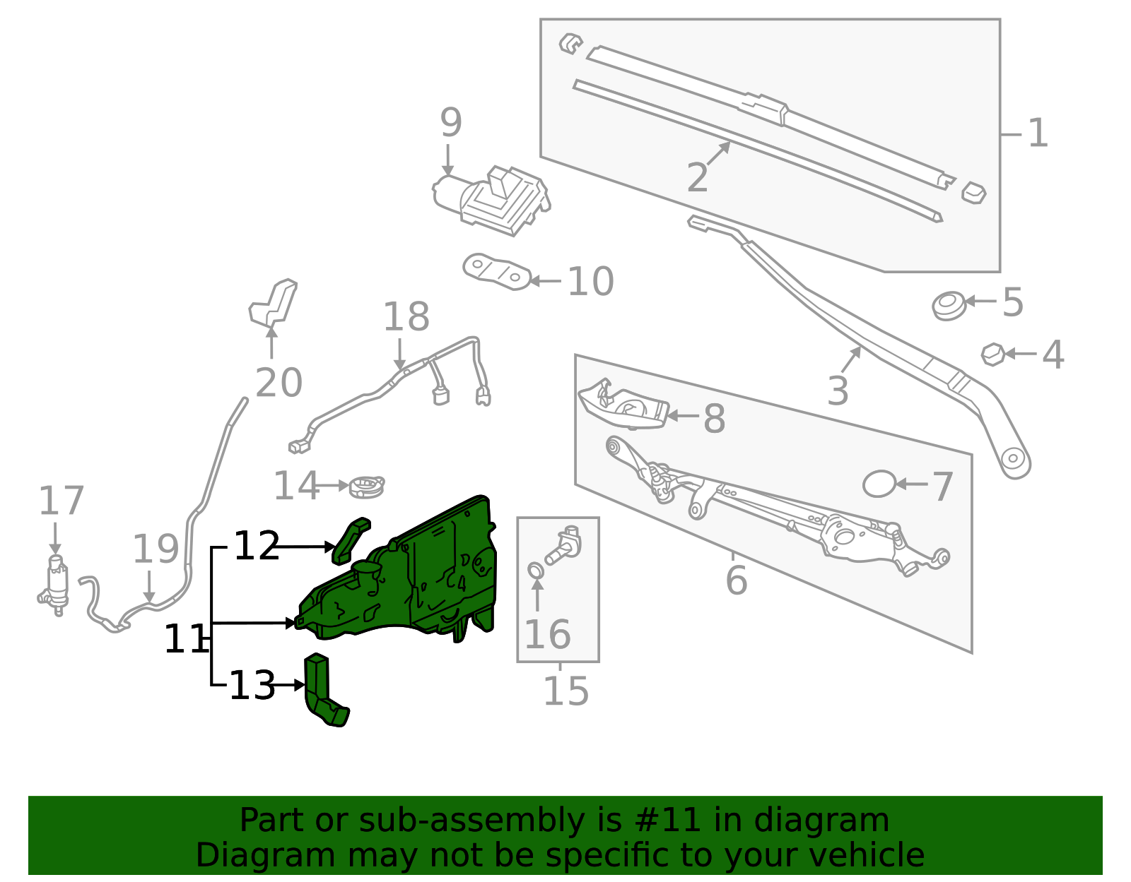 76841-TYA-A01 - High-Quality Washer Reservoir for 2022-2025 Acura MDX ...