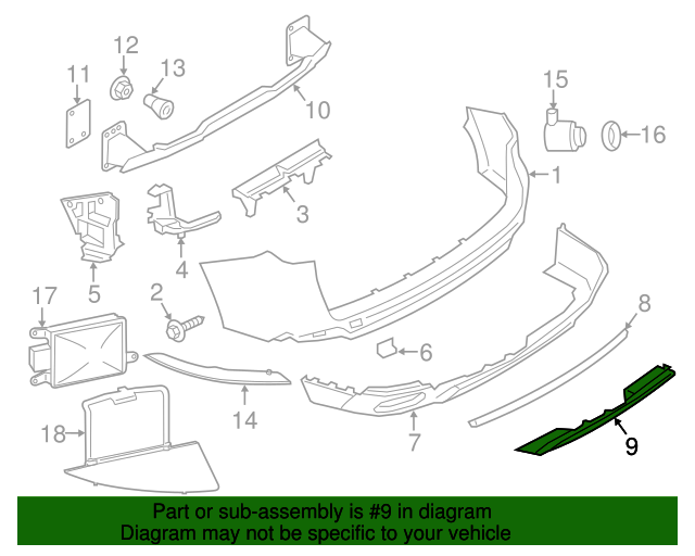 51127294756 - 2014-2018 BMW X5 Lower Shield (51-12-7-294-756) | BMW of ...