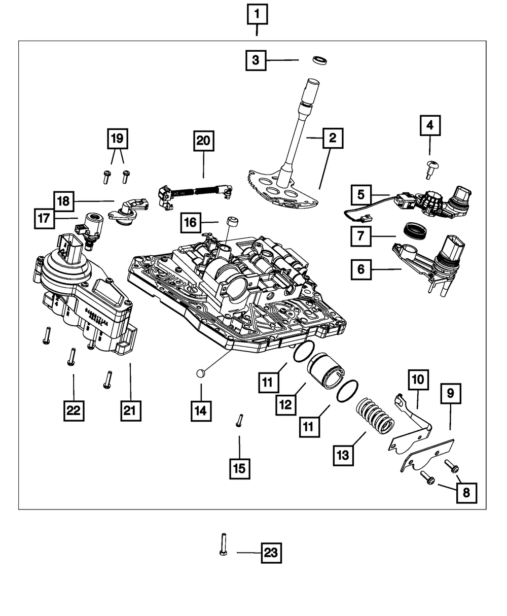 4800171AA - Valve Body Solenoid Package 2003-2012 Mopar | Mopar ...