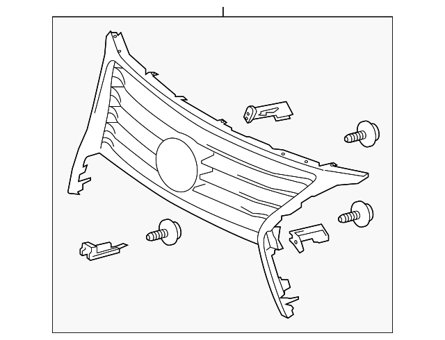 Lexus OEM Grille Assembly Part# 53101-48491 | OEM Vehicle Parts