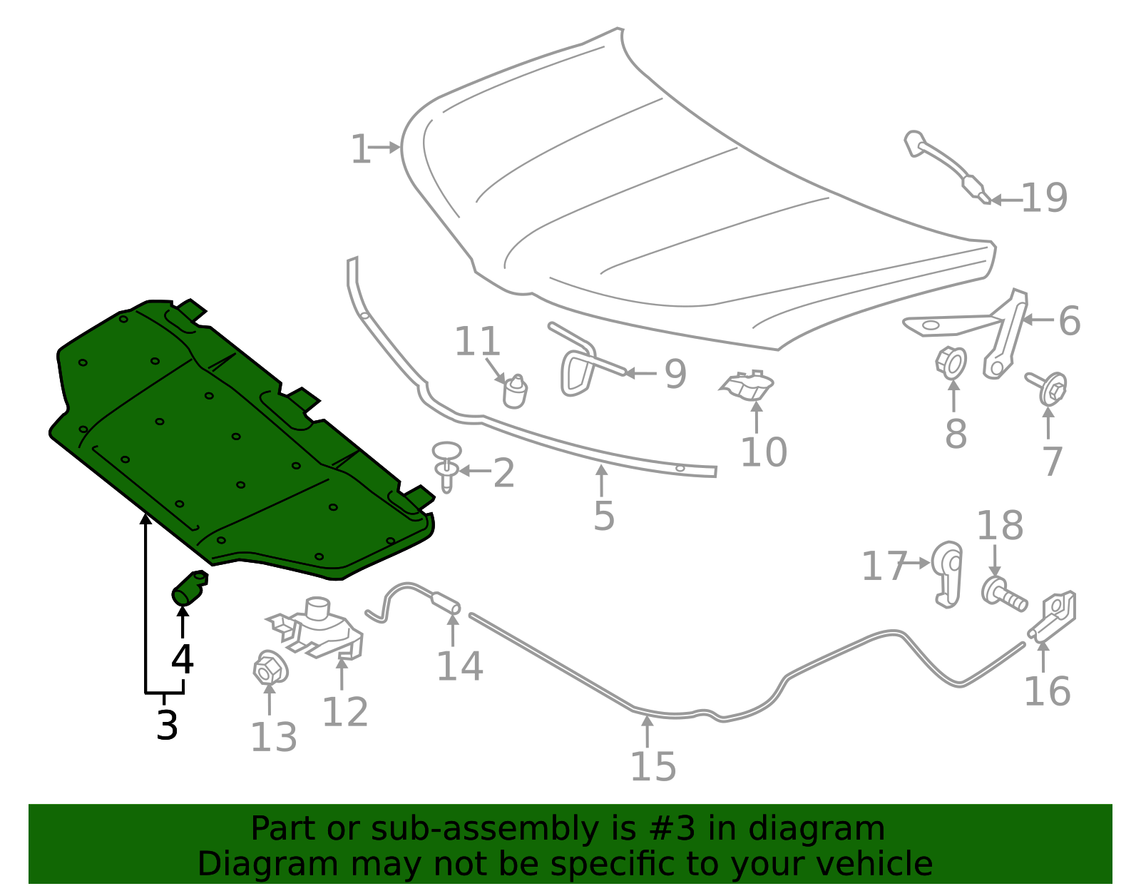 OEM Ford Insulator For 2016-2023 Lincoln - Part No. KA1Z-16738-B | Karl ...