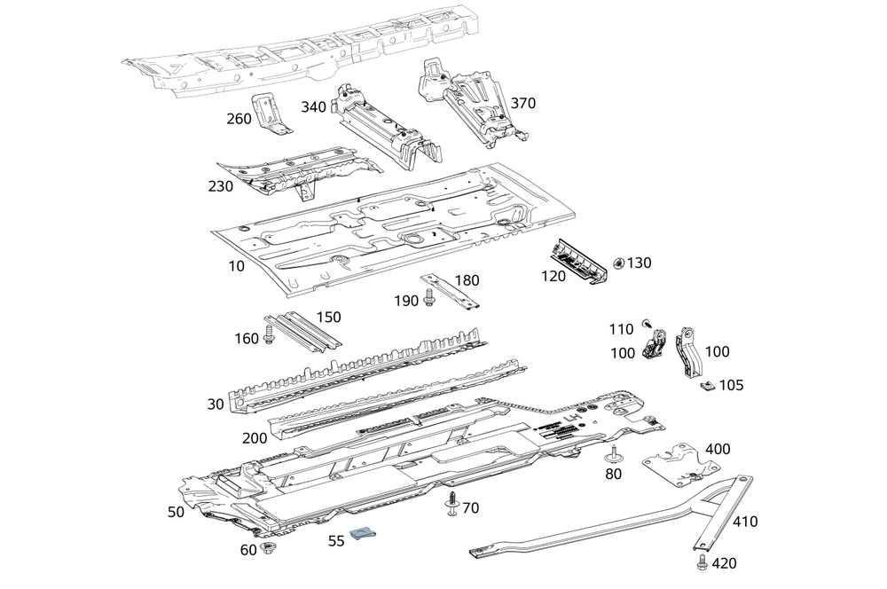 177-680-87-03 - Cover, Substructure 2020-2025 Mercedes-Benz | Mercedes ...