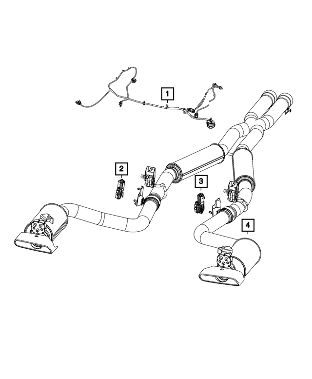 2015-2023 Dodge Exhaust Valve Actuator, Right 68505893AA | MyMoparParts