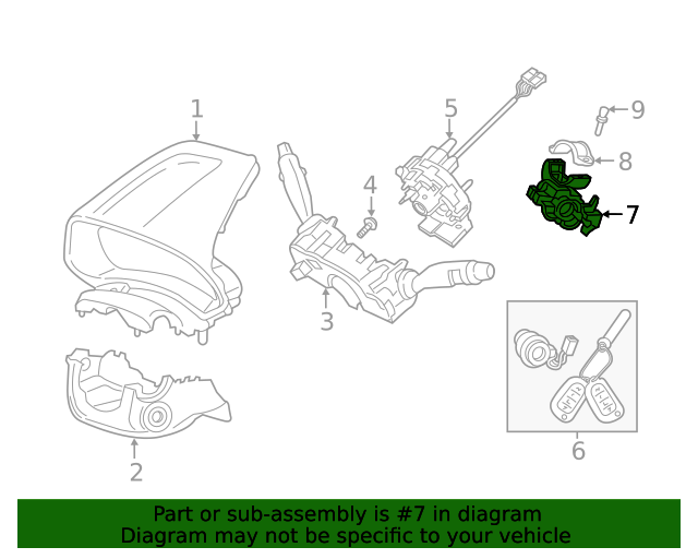 2018-2021 Hyundai Ignition Switch 81910-D3100 | HyundaiOEMPart.com