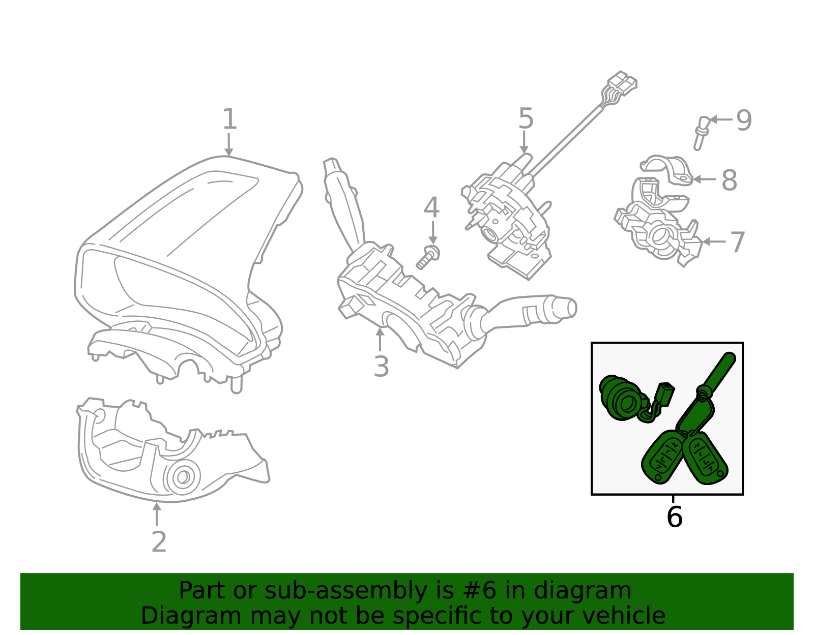 2019-2021 Hyundai Ignition Lock Cylinder 81900-G3C00 | OEM Parts Online