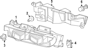 Genuine OEM Ford Part - Mount Bracket N2DZ-17E810-A | Genuine OEM Ford ...