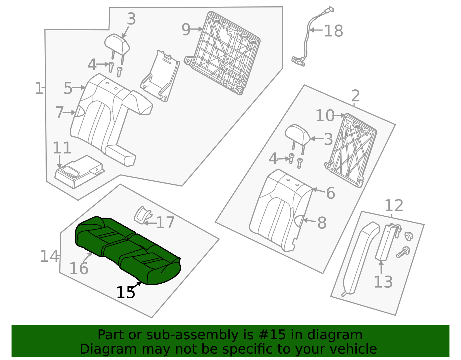 2020-2025 Hyundai Sonata Cushion Cover 89160-L5010-VSG | QuirkParts