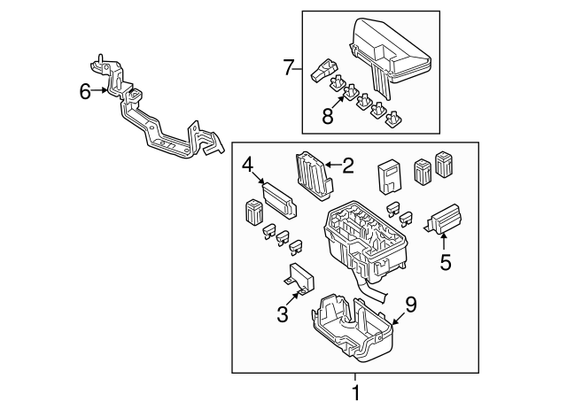38256-TA6-A01 - Fuse Box Cover 2008-2012 Honda Accord | AutoNation Parts